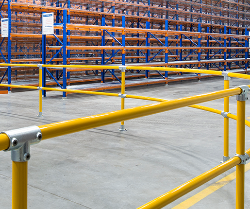 Warehouse Pedestrian Barriers – Steelspan Storage Systems