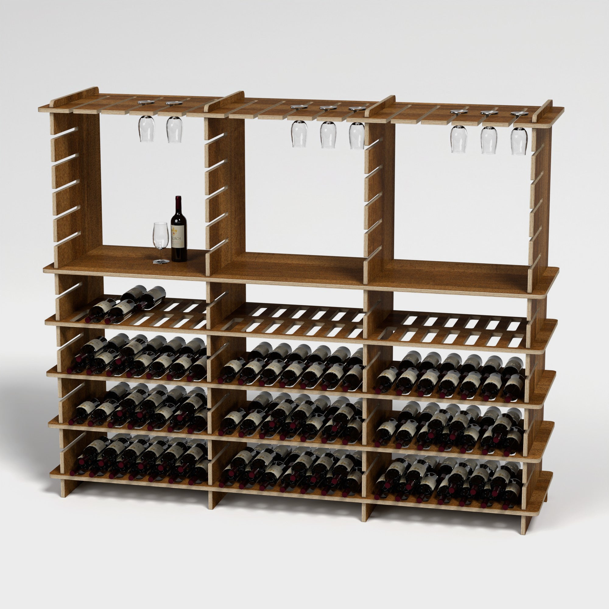 Modular Timber Wine Racks – Steelspan Storage Systems