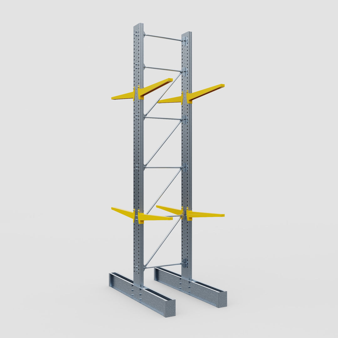 Cantilever Rack - Double Sided - Heavy Duty - Powder Coated - Full Bay ...