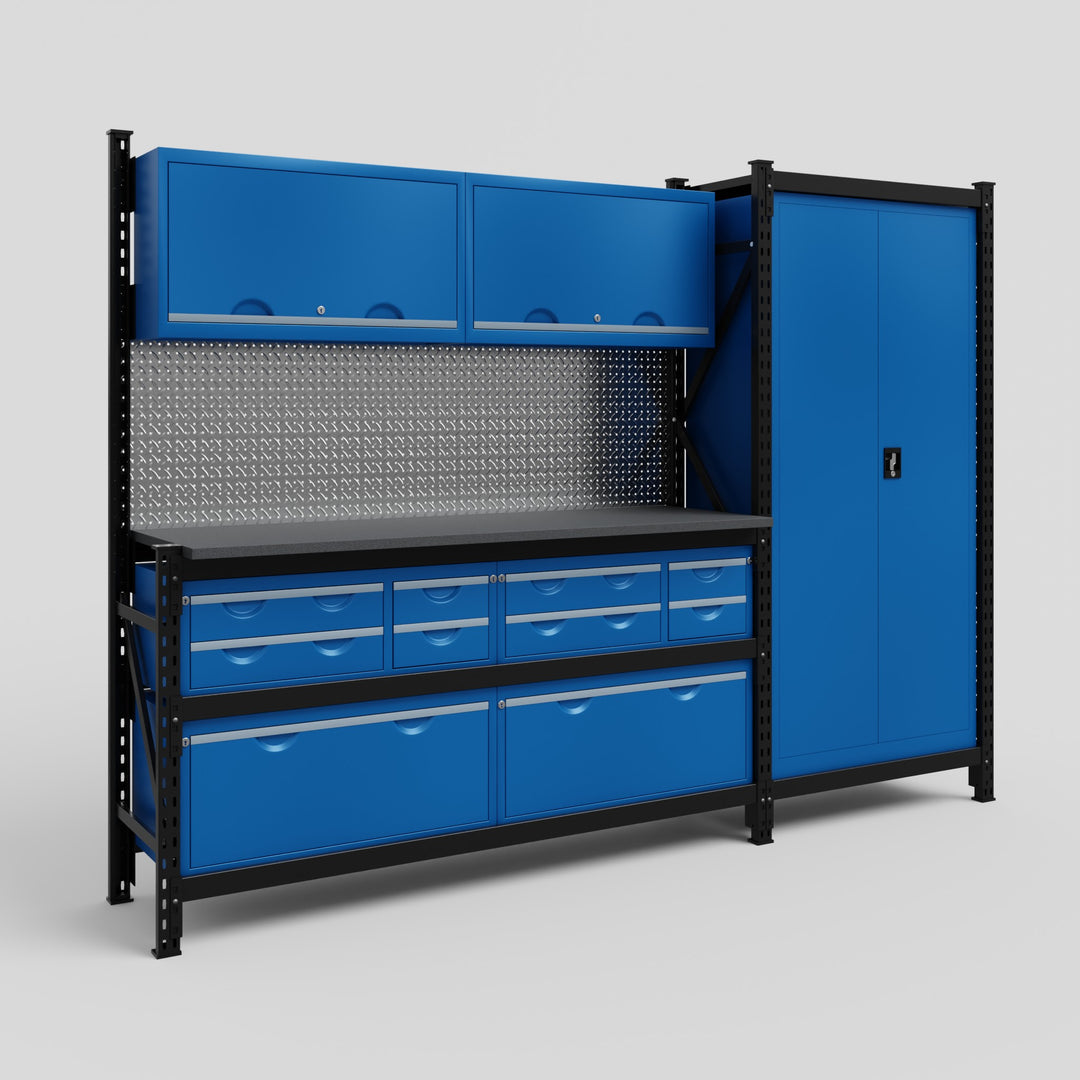 Module 10 with Overhead Cabinets – Steelspan Storage Systems