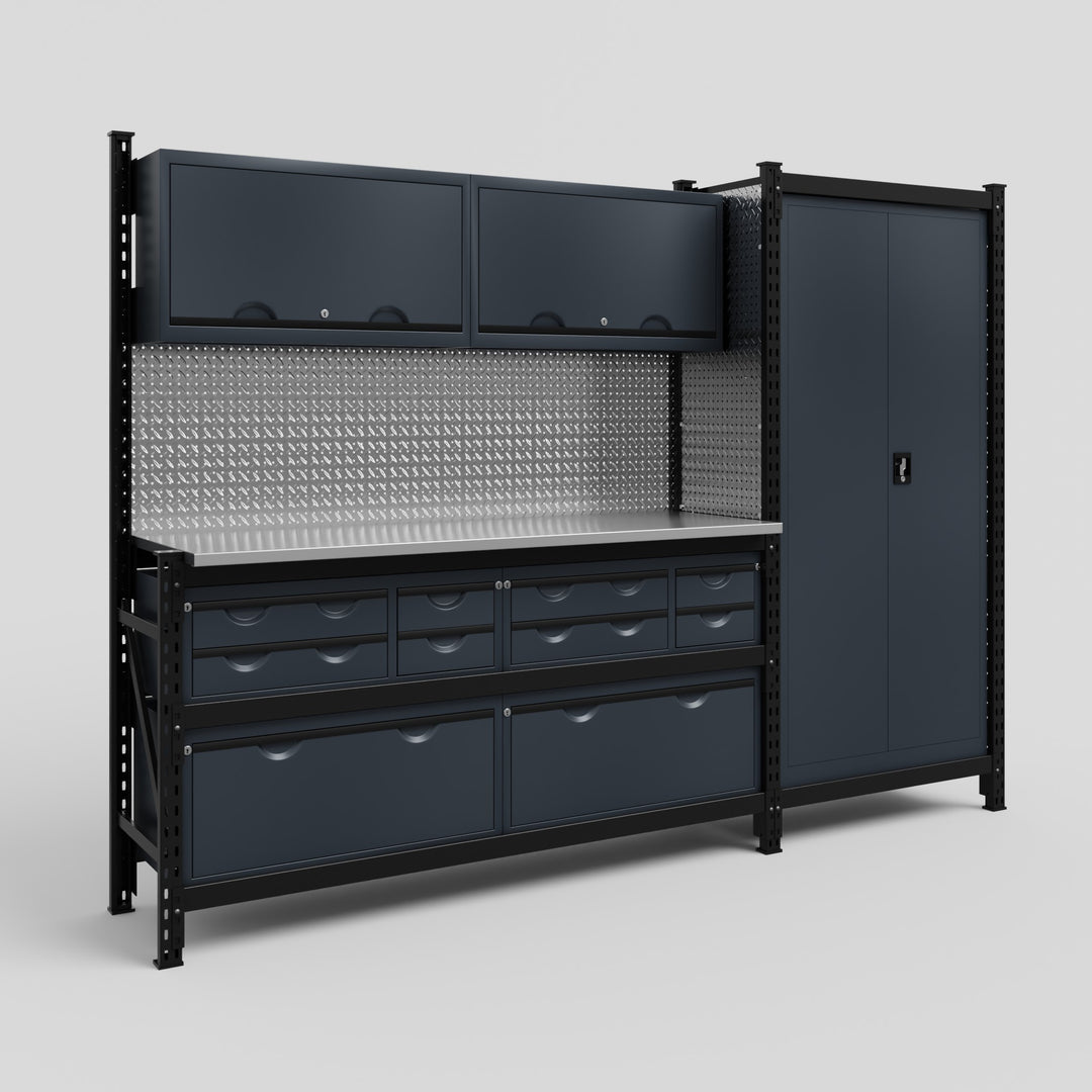 Module 10 with Overhead Cabinets – Steelspan Storage Systems