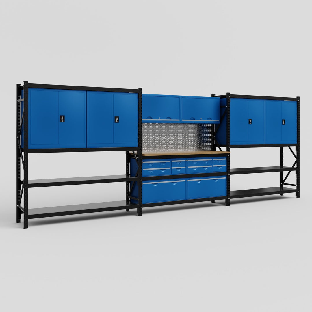 Module 16 with Overhead Cabinets – Steelspan Storage Systems