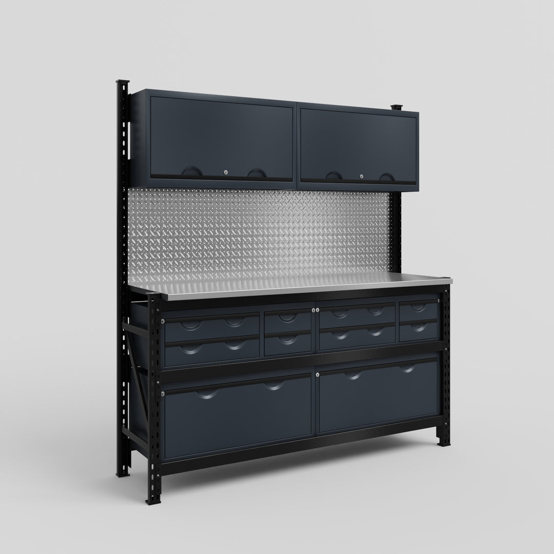 Module 8 with Overhead Cabinets – Steelspan Storage Systems