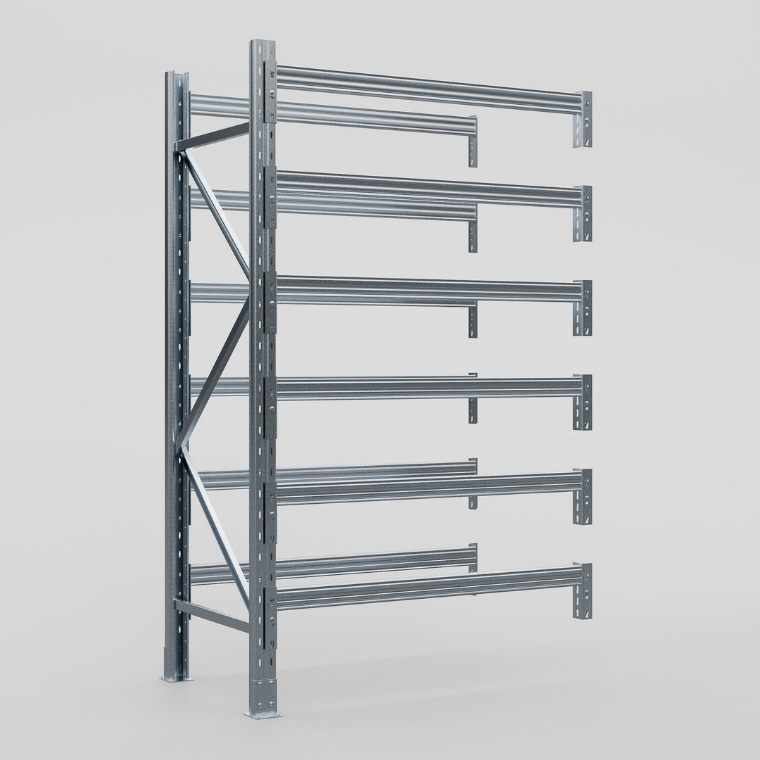 Pallet Racking Hot Dip Galvanised - H2438 x D838mm - Add On Bay ...