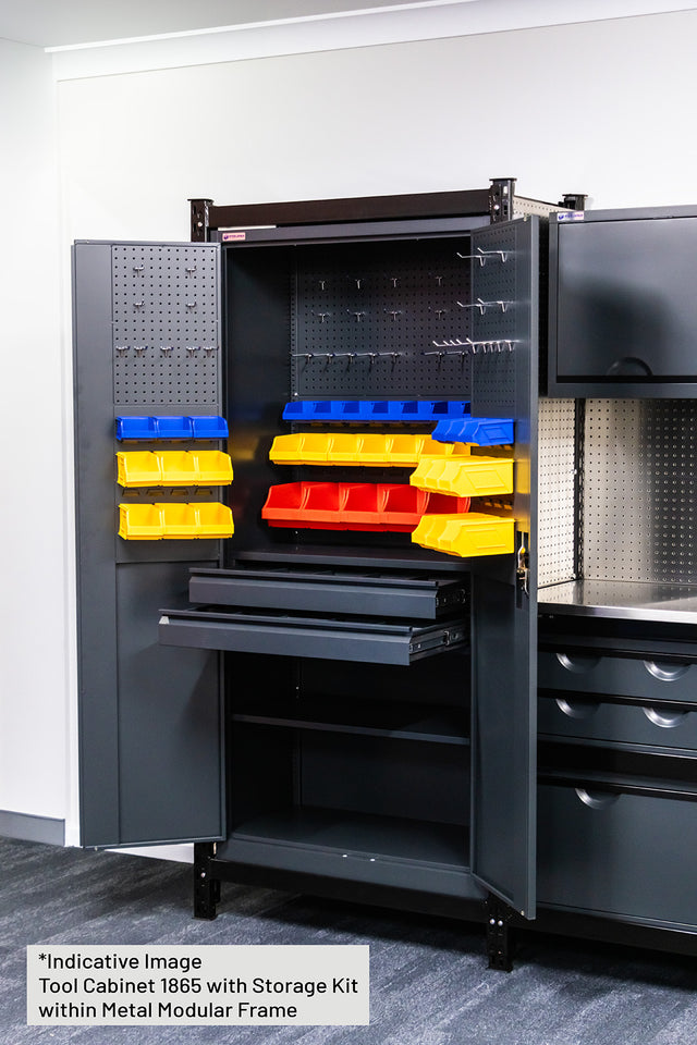 Module 10 with Overhead Cabinets - Fully Loaded Stainless Steel ...