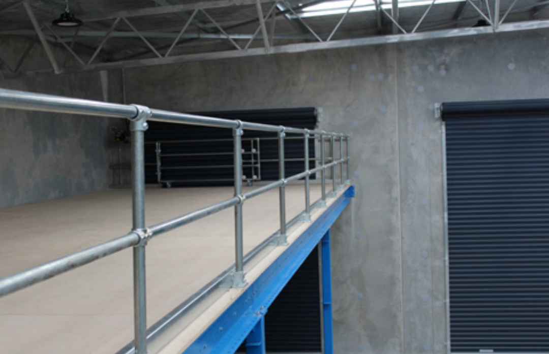 Warehouse Pedestrian Safety Fence - Stand Alone Bay – Steelspan Storage ...