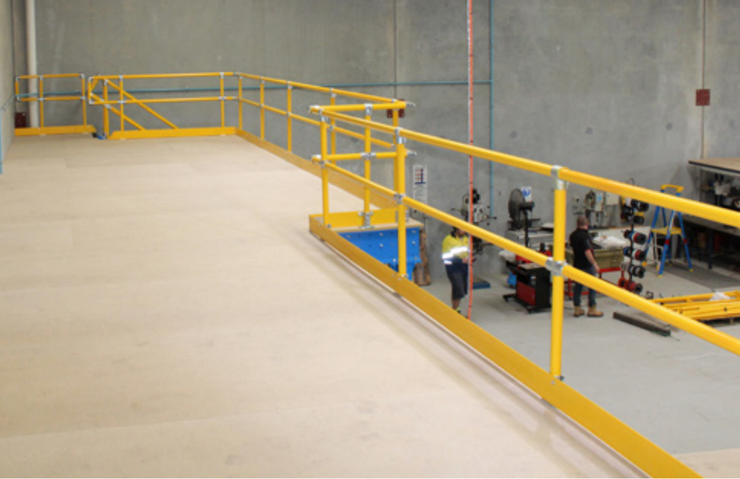 Warehouse Pedestrian Safety Fence - Stand Alone Bay – Steelspan Storage ...